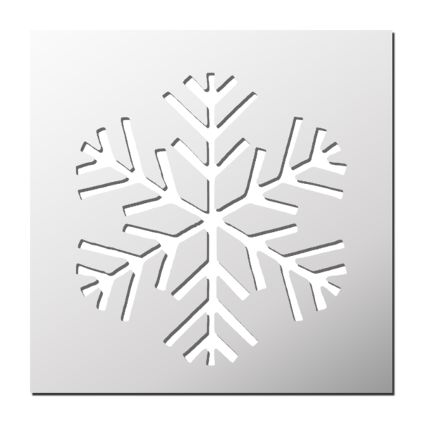 Pochoir déco Flocon de neige | FrenchIMMO