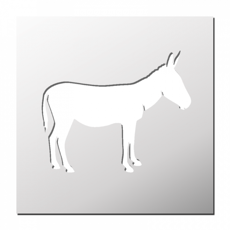 Pochoir Âne | FrenchIMMO