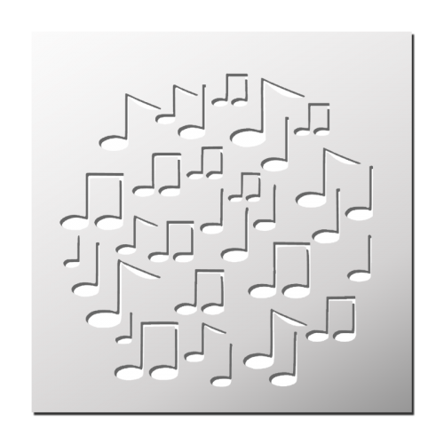Pochoir Notes de musique | FrenchIMMO