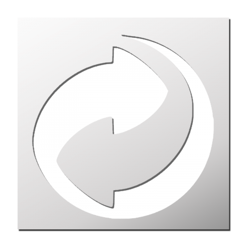 Pochoir réutilisable Logo Point Vert | FrenchIMMO