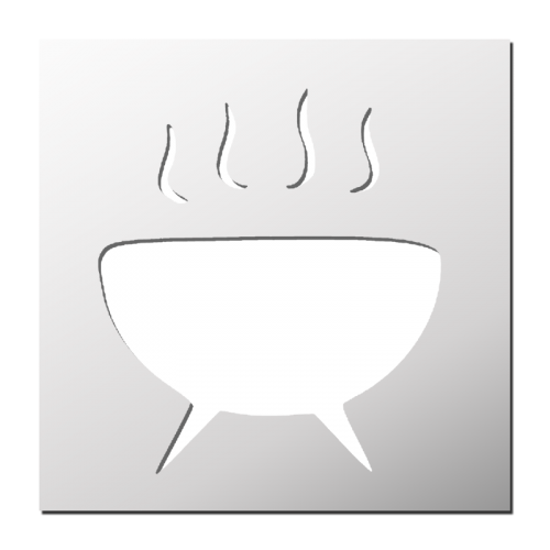 Pochoir réutilisable Barbecue | FrenchIMMO