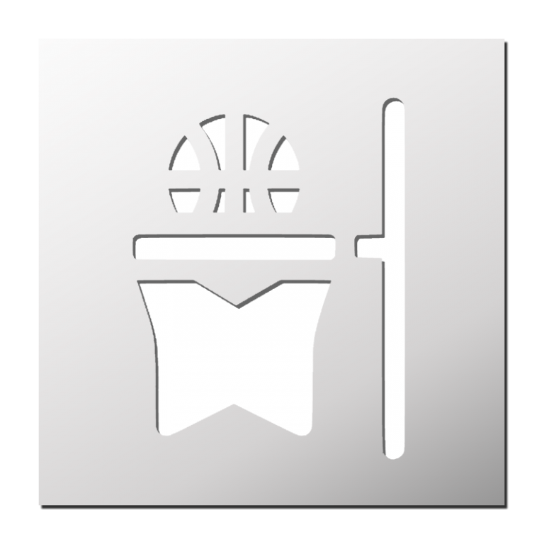 Pochoir réutilisable Basket | FrenchIMMO