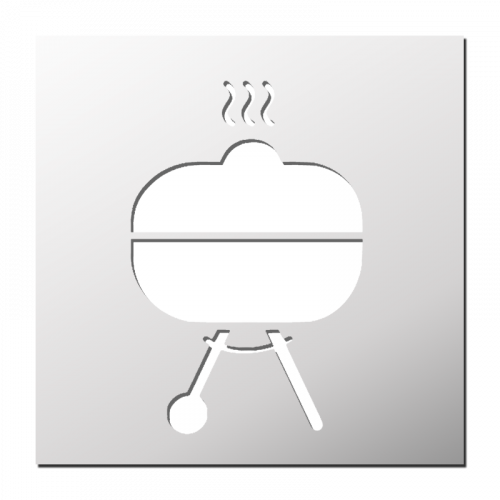 Pochoir Barbecue - FrenchIMMO