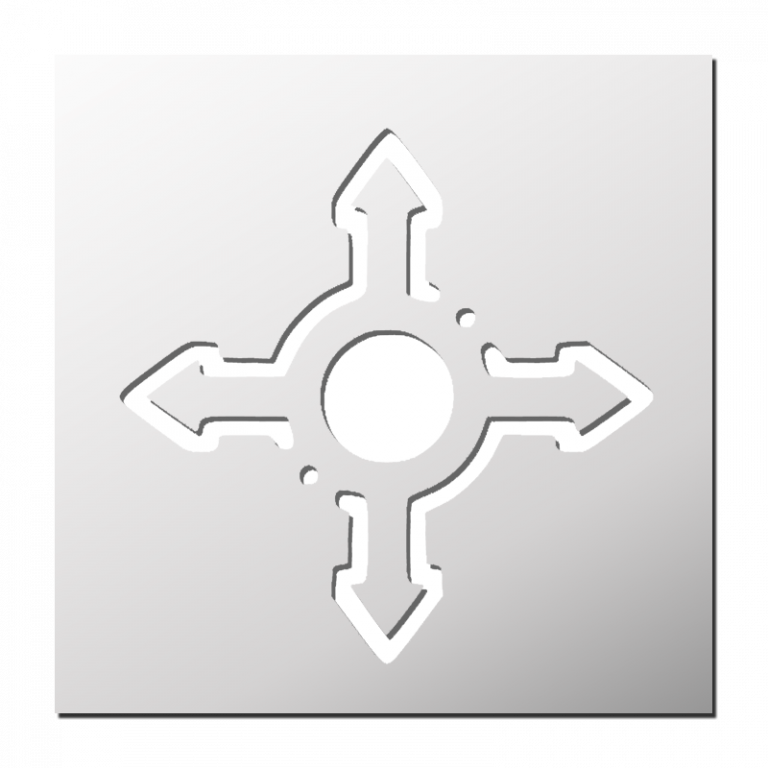 Pochoir Rond-Point - FrenchIMMO