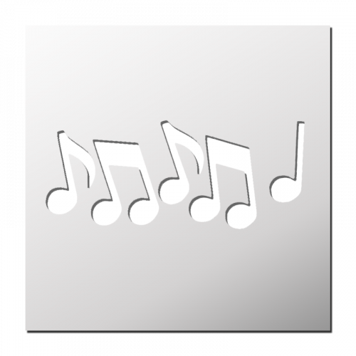 Pochoir Note de Musique - FrenchIMMO