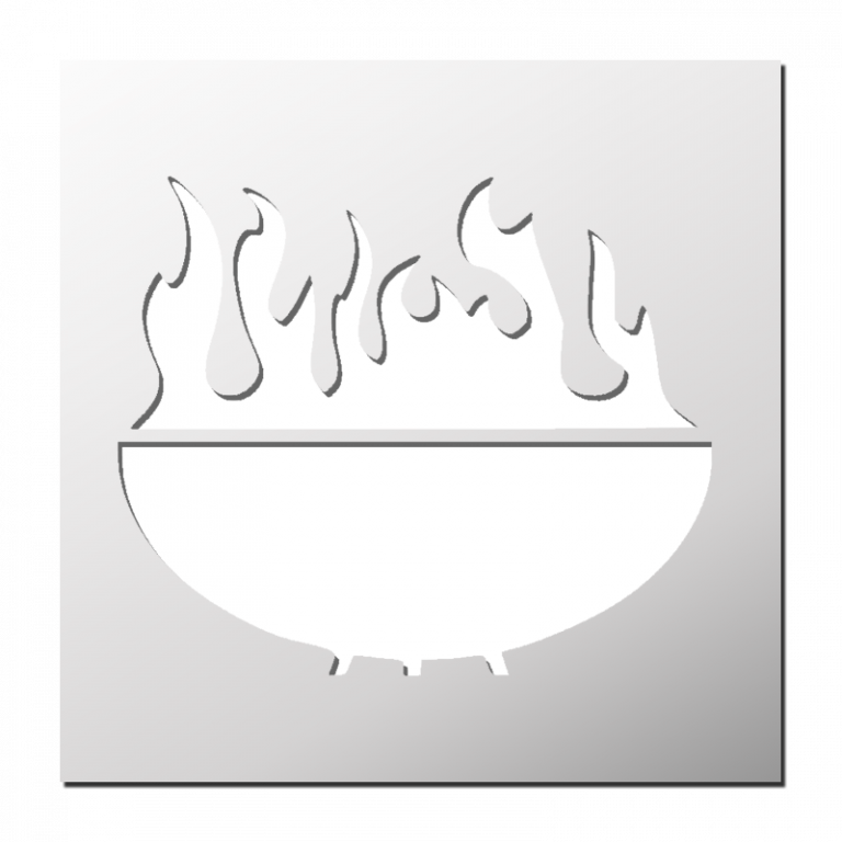 Pochoir Barbecue - FrenchIMMO