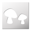 Pochoir Champignons - FrenchIMMO