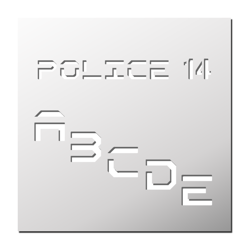 Pochoir Chiffres / Lettres... - FrenchIMMO