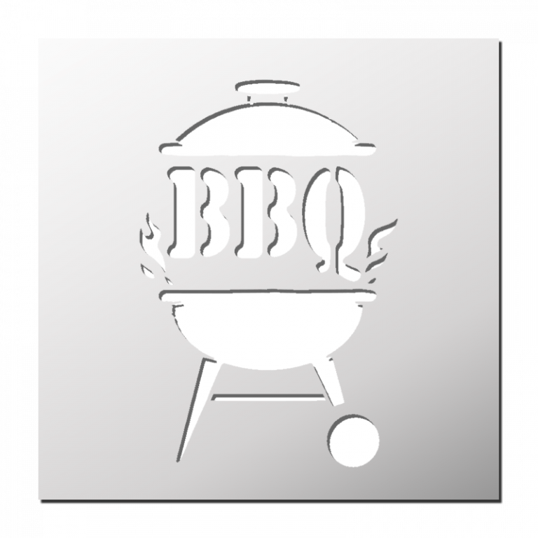 Pochoir BBQ - FrenchIMMO.com | Livraison Gratuite