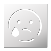 Pochoir Smiley qui pleure - FrenchIMMO.com | Livraison Gratuite