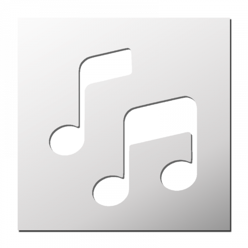 Pochoir Notes de Musique - FrenchIMMO.com | Livraison Gratuite*