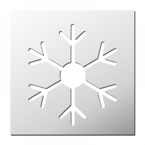 Pochoir Flocon de neige - FrenchIMMO.com | Livraison Gratuite*