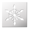 Pochoir Flocon de neige - FrenchIMMO.com | Livraison Gratuite*