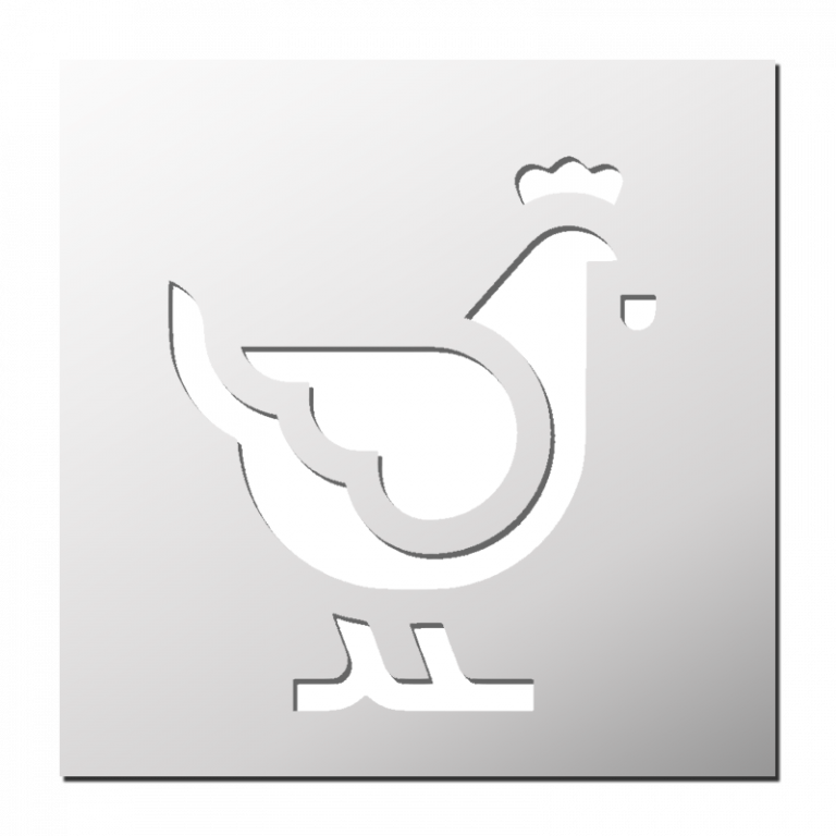 Pochoir Poule - FrenchIMMO.com | Livraison Gratuite*