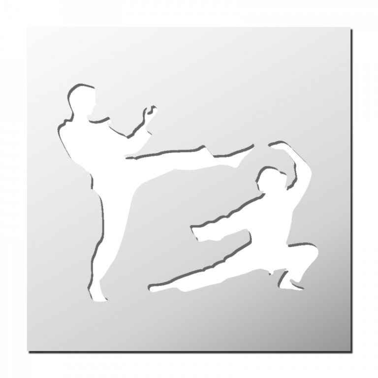 Pochoir Sport Combat - Boutique de Pochoirs déco