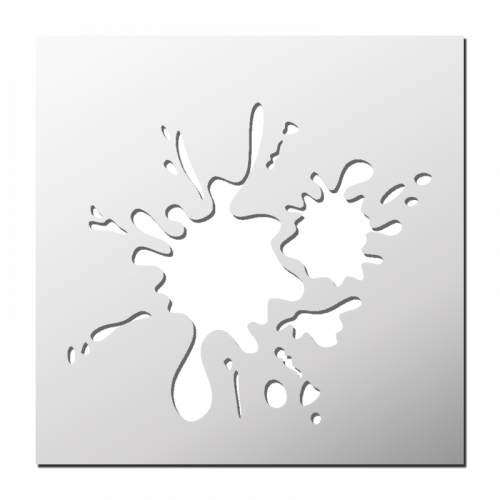 Pochoir Tache de peinture - Boutique de Pochoirs déco