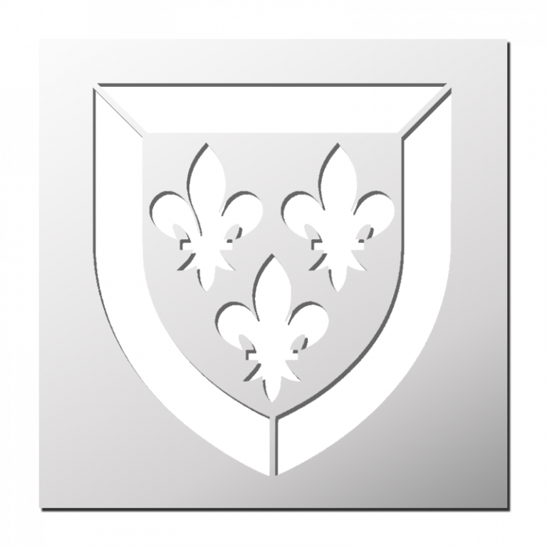 Pochoir Blason d’Anjou - Fabricant Français de Pochoirs déco