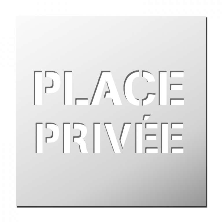 Pochoir Place Privée | Boutique de Pochoirs