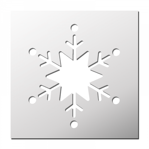 Fabricant de Pochoir sur mesure | Pochoir Flocon de neige
