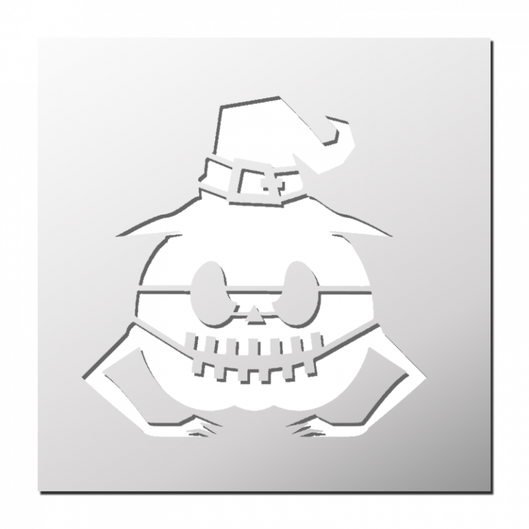 Fabricant de Pochoir sur mesure | Pochoir Citrouille Halloween