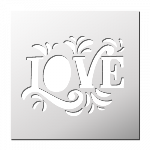 Pochoir LOVE | Fabricant Pochoir | FrenchIMMO.com